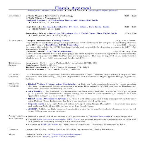 Harsh agarwal | PDF | Programming Languages | Computing