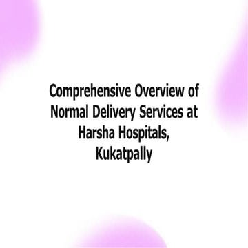Harsha Hospitals Best Normal Delivery Hospital in Kukatpally, Hyderabad.pptx