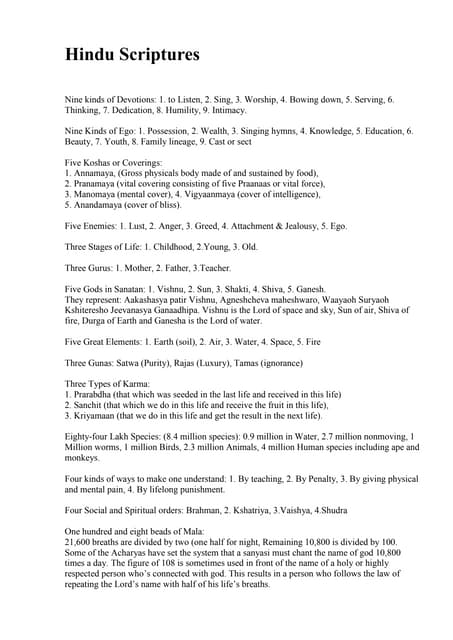 Sacred Scriptures | PPT