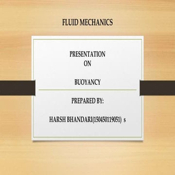 Buoyancy | PPTX
