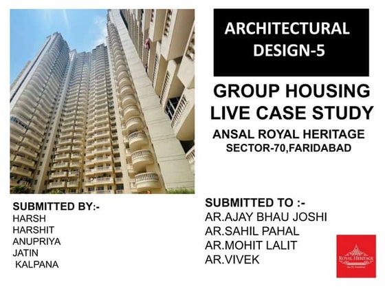 Case study Housing (Sem-VIth) | PPTX