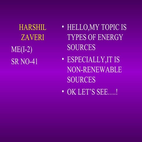 energy resources slides for ks3 students | PDF