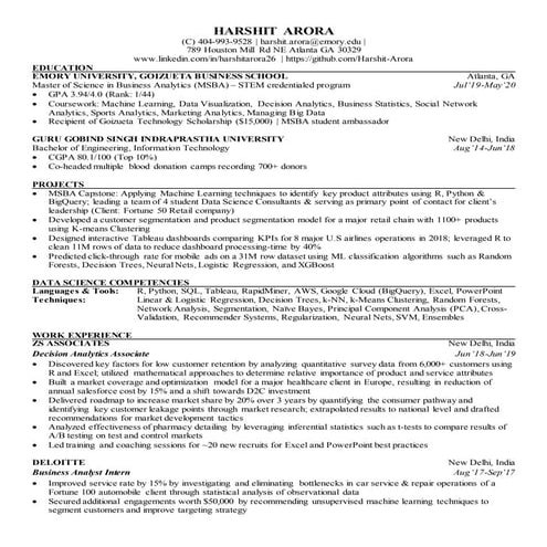 Paramdeep Singh'S resume | DOCX