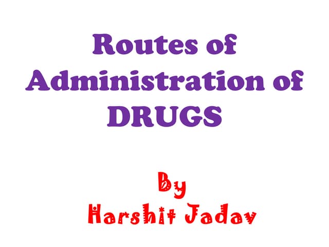 Intra peritoneal (ip) route of drug administration | PPTX