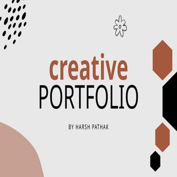 Harsh Pathak journey presentation ppt presentation. | PPT