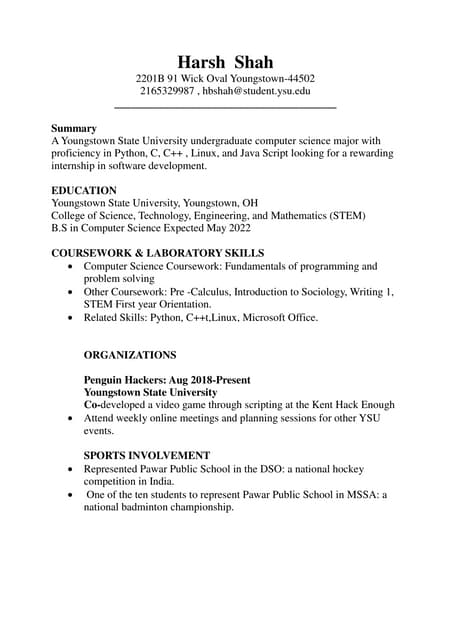 Kyle Seaman Resume 2018v2 | PDF