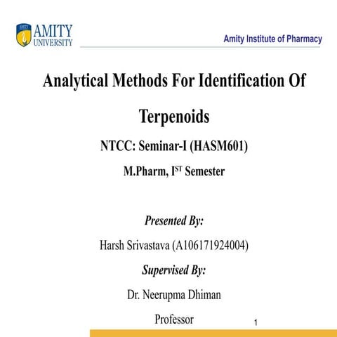 HARSH SRIVASTAVA NTCC 1TH SEMESTER PRESENTATION | PPTX