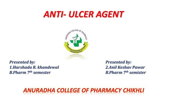 Anti ulcer drugs classification | PPT | Digestive Disorders | Diseases ...
