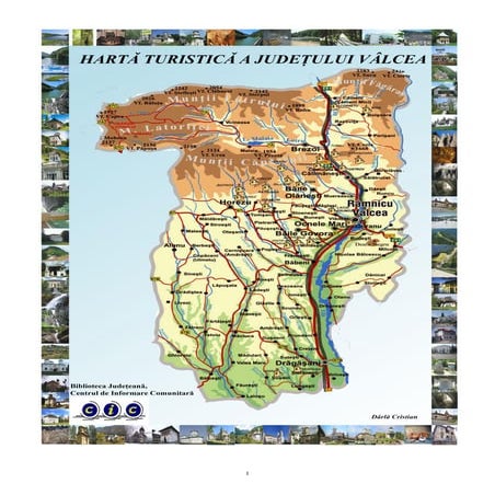 Harta turistica judeţul Vâlcea | PDF