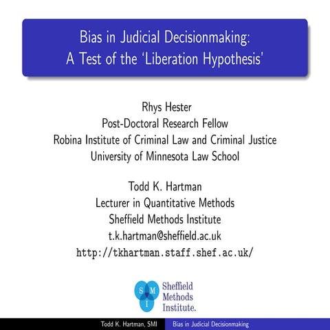 Racial Bias in Criminal Sentencing | PDF | Crime & Harmful Acts to ...
