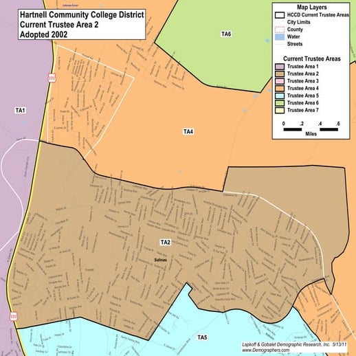 Hartnell Distrct 2 Map | PDF