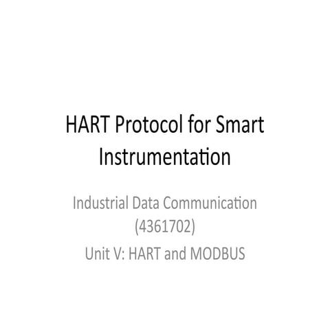 HART_Protocol_Presentation.pptx . | PPTX