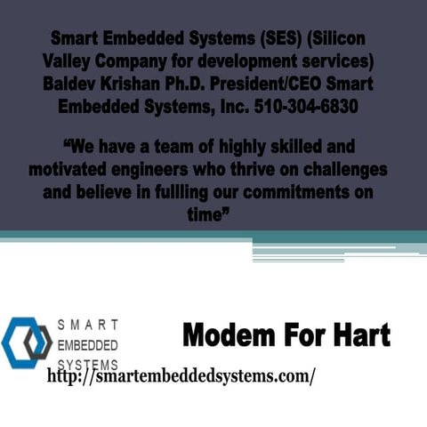Hart stack for controls - smartembeddedsystems.com- industrial ...
