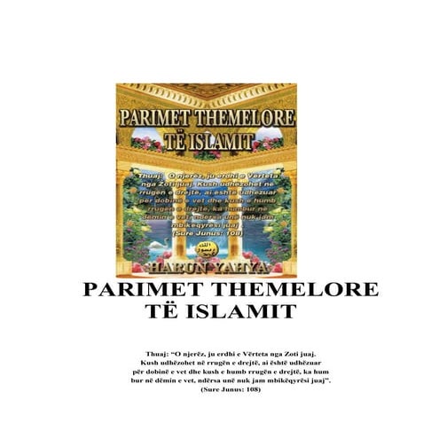 Harun Jahja ``Parimet Themelore Te Islamit`` | PDF