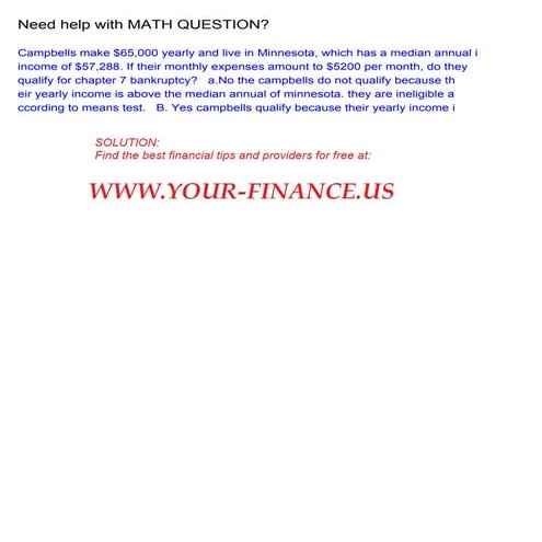 Need help with MATH QUESTION? | PDF