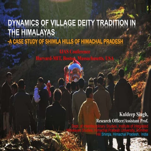 Dynamics of village Deity tradition in the Himalayas, A case Study of ...