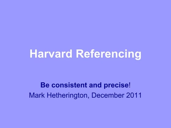 How to write reference(s) | PPT