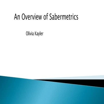 An Overview of Sabermetrics | PPTX