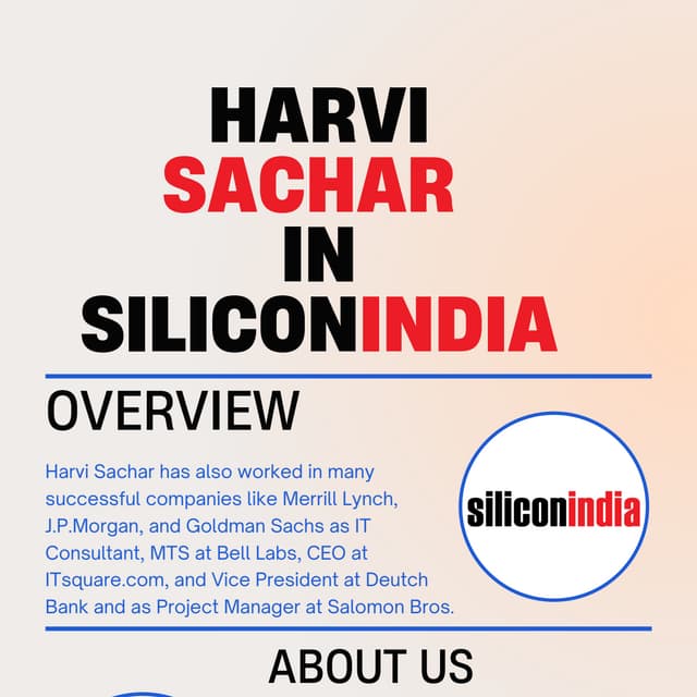 Harvi Sachar in Siliconindia | PDF