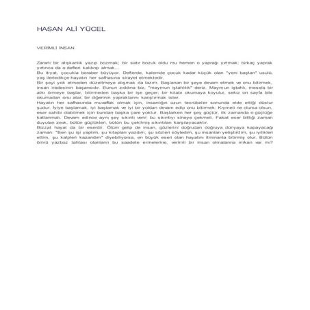 Hasan ali yücel | DOCX
