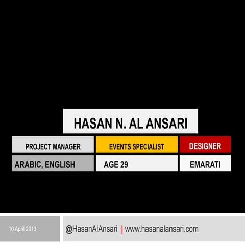 Events Director, Hasan | PPT