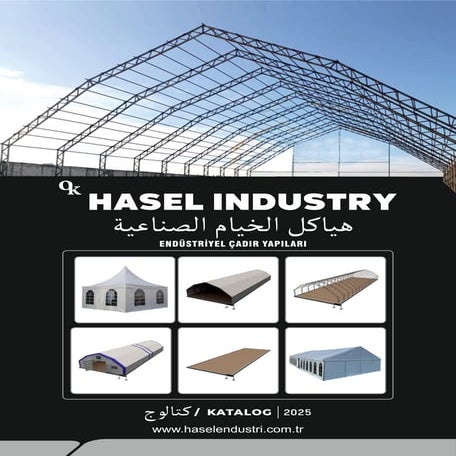 Hasel Endüstri Çadır Katalogları Arapça | PDF