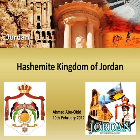 Hashemite kingdom of Jordan | PPTX