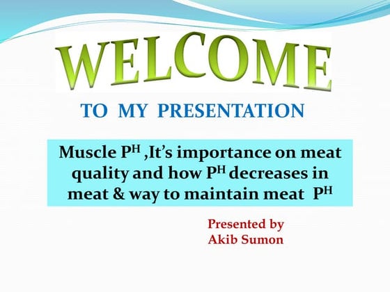 PH of meat.pptx