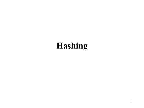Hashing A Searching Technique In Data Structures Ppt 5644