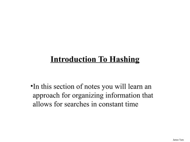 Algorithms Binary Search Hashing ppt BSIT | PPT Algorithms Binary Search Hashing ppt BSIT | PPT