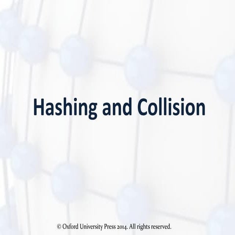 Hashing Collisiondetection In Data Structures Pdf