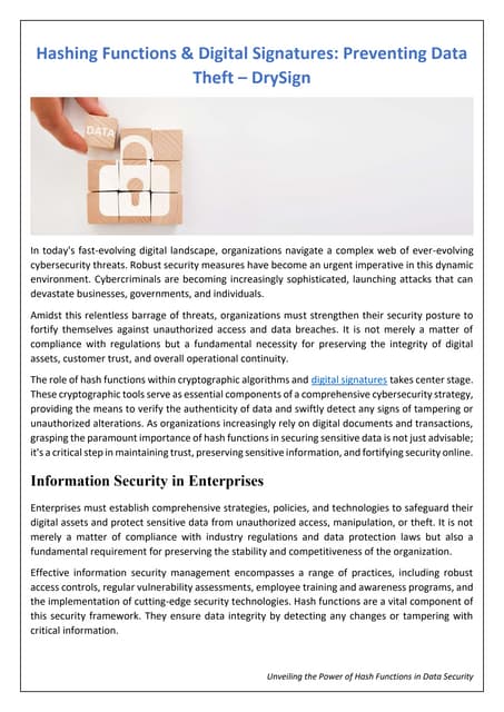 Digital signature(Cryptography) | PPT