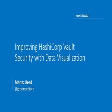 Improving hashicorp vault security with data visualization | PDF
