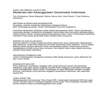 Hasil Kelompok III | PDF