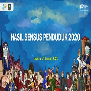 Hasil sensus penduduk 2020 bps | PDF