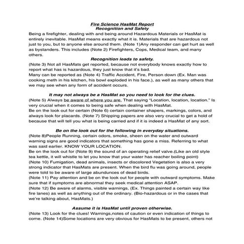 Has mat report | PDF