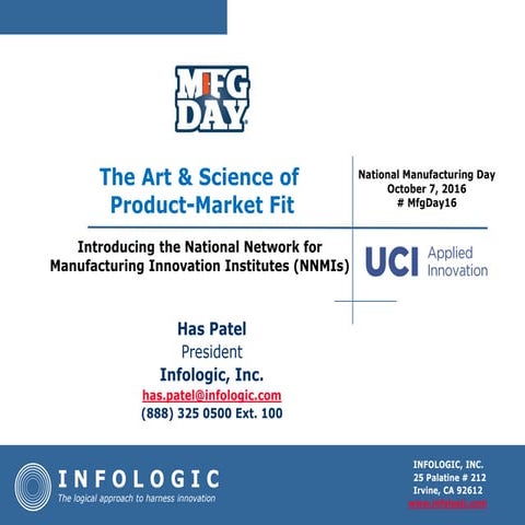 The Art & Science of Product-Market Fit: Introducing the National ...