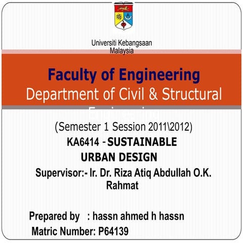 Hassan ahmed presentation hometown | PPTX