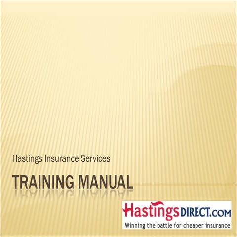 Hastings Training Pack For Agents | PPT