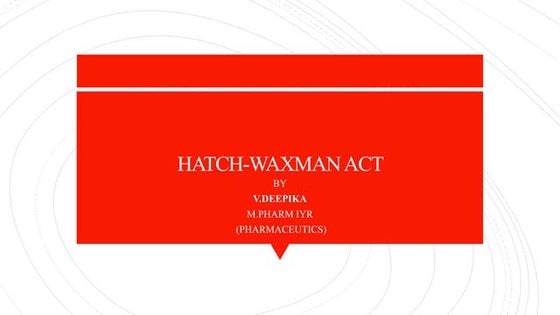 A) Study in detail about Para - IV filing. B) Case studies for Para - IV Filing. | PDF ...