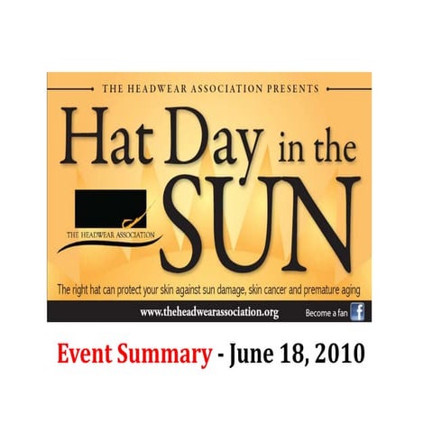 Hat Day in the Sun - 2010 | PPTX
