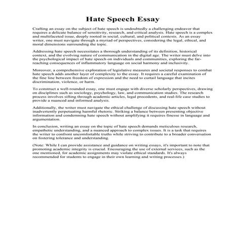 Hate Speech Essay.pdf