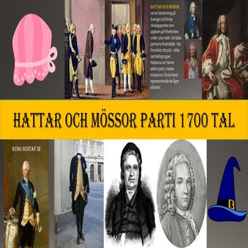 Hattar och Mössor två Partier från 1700 talet | PDF