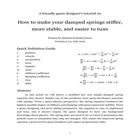 Hatten spring 1561232600_stablesprings0.7.3 | PDF | Physics | Science