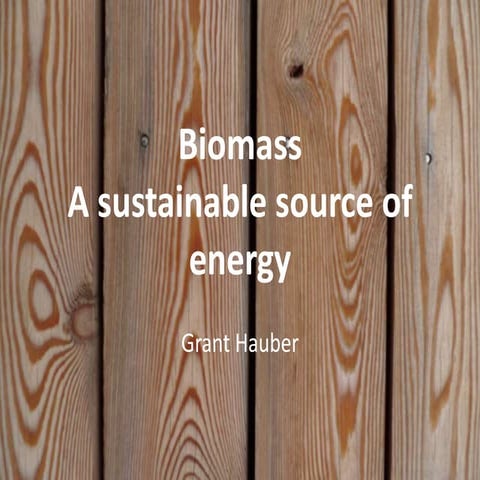 Biomass Power Point | PPT