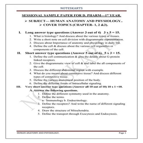 Hauman-anatomy-and-Physiology-Sample-paper-pdf-HAP-Sample-paper.pdf ...