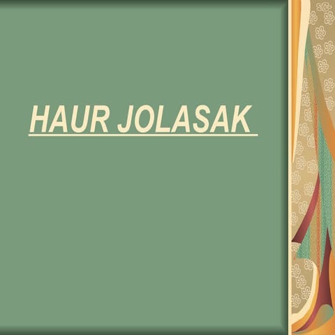 Haur Jolasak | PPT
