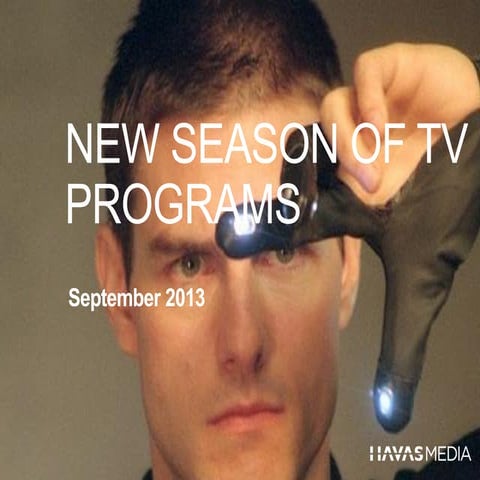 Overview new television programs - September 2013 | PPT