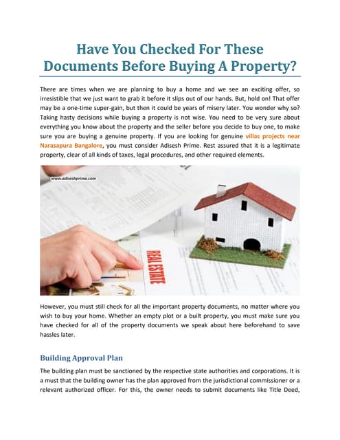 India property documents | DOCX | Real Estate Industry | Industries