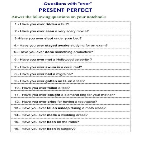 Have you ever printables | PDF